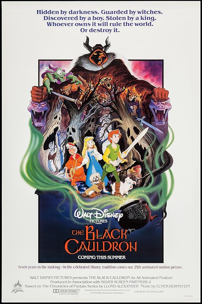 The Black Cauldron (1985) | Walt disney animated movies, The black ...